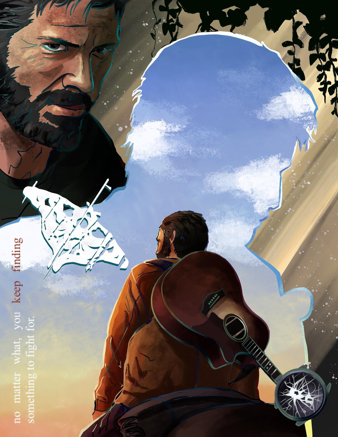 TLOU Poster, Joel Miller - Etsy