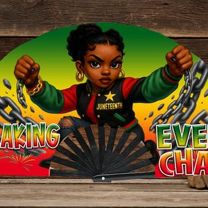 Juneteenth Clack Fan PNG Collection | 10 Vibrant Afrocentric Fan ...
