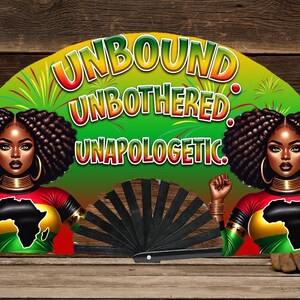 Juneteenth Clack Fan PNG Collection | 10 Vibrant Afrocentric Fan ...