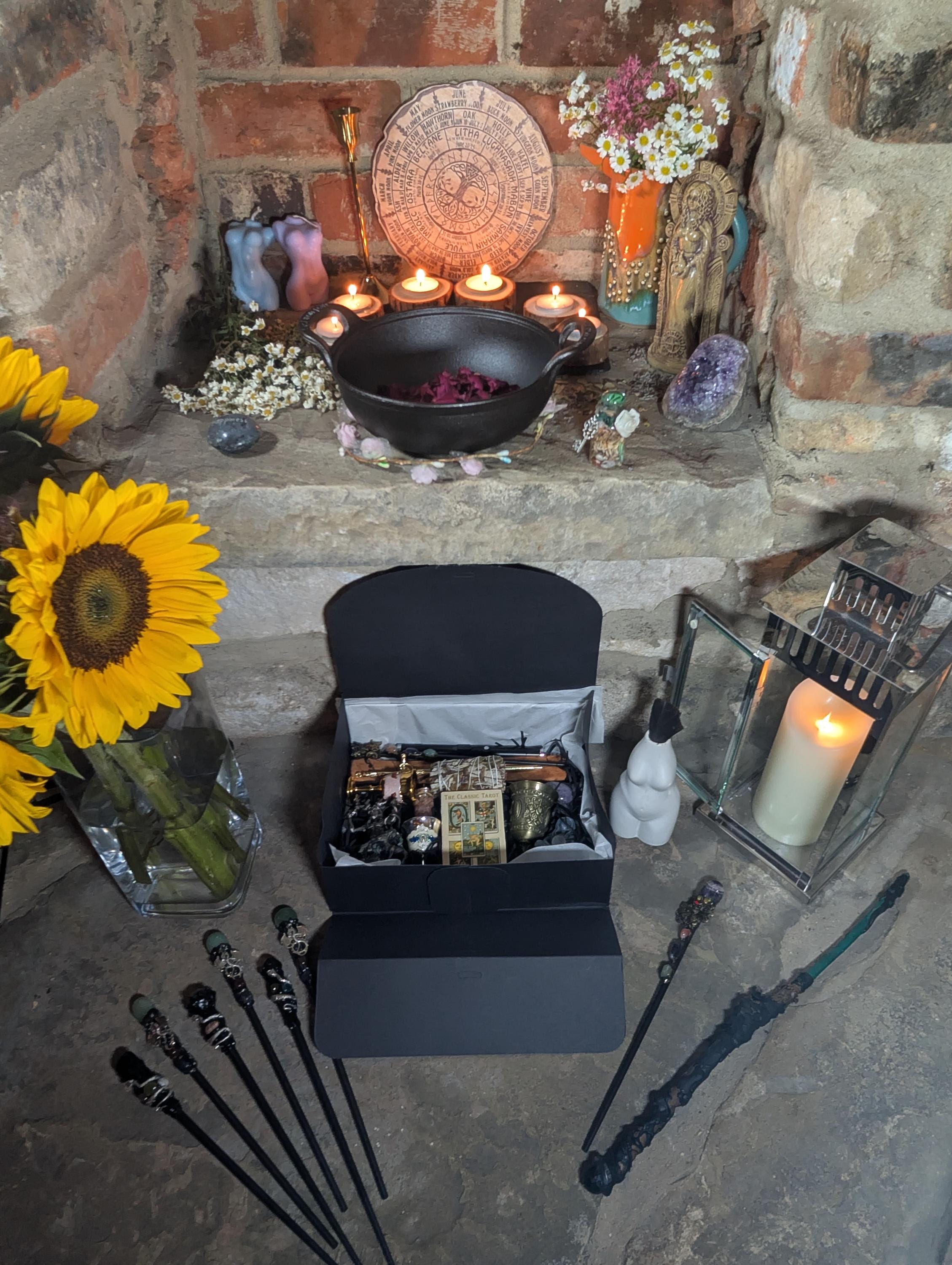 Magical Wiccan Altar Kit Curated and Blessed by Wiccajourney Including ...