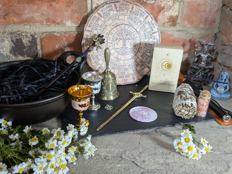 Magical Wiccan Altar Kit Curated and Blessed by Wiccajourney Including ...