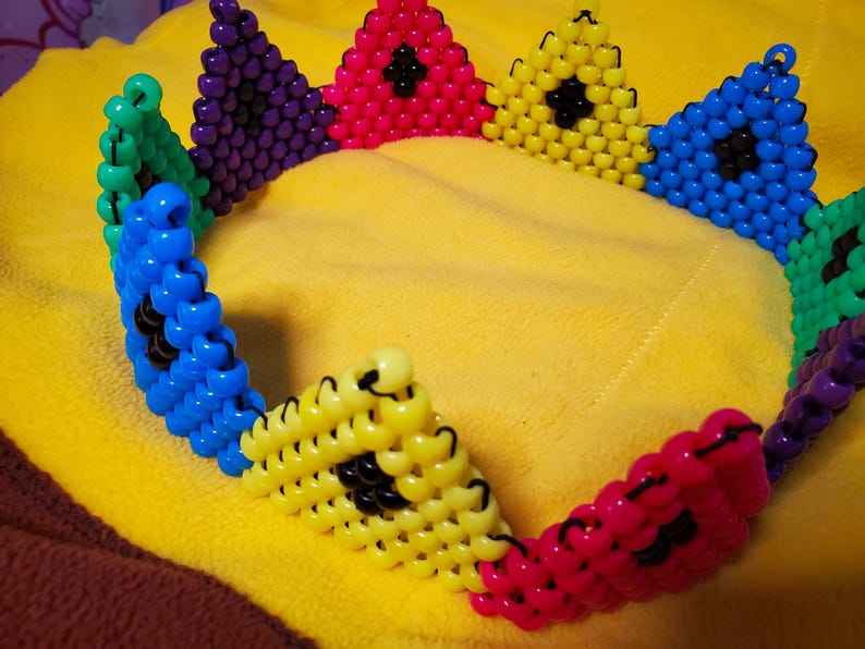 Kandi Crown for Festivals and Raves - Etsy