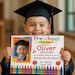 Daycare Graduation Certificate Canva Template, Crayon Theme Diploma ...