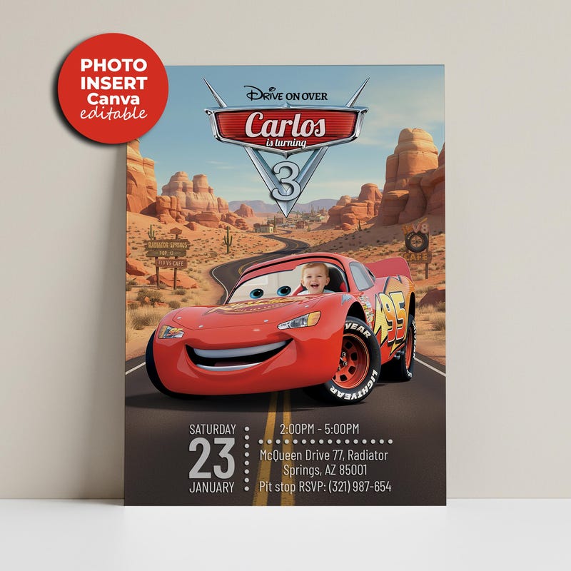 Lightning Mcqueen Car Track - Etsy