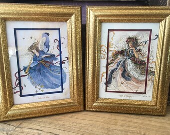 Set/2 Vintage Fine Art Prints by Artist Peggy Abrams - Etsy