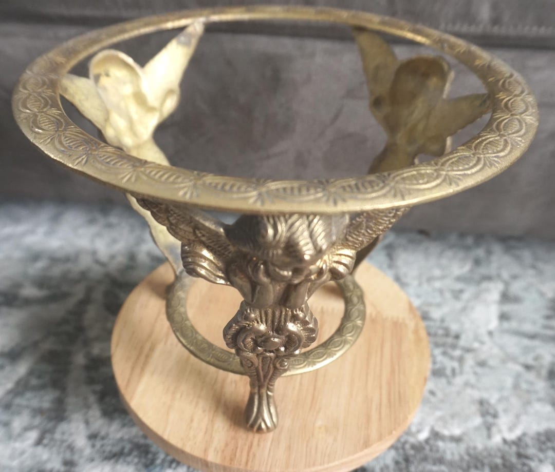 Brass Three Leg Cupid/angel Stand - Etsy