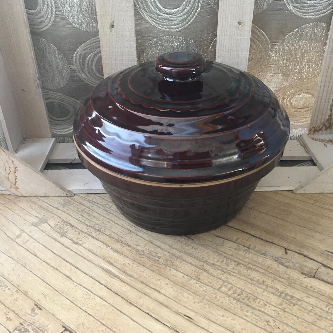 Marcrest Stoneware Daisy Dot Dutch Oven - Etsy