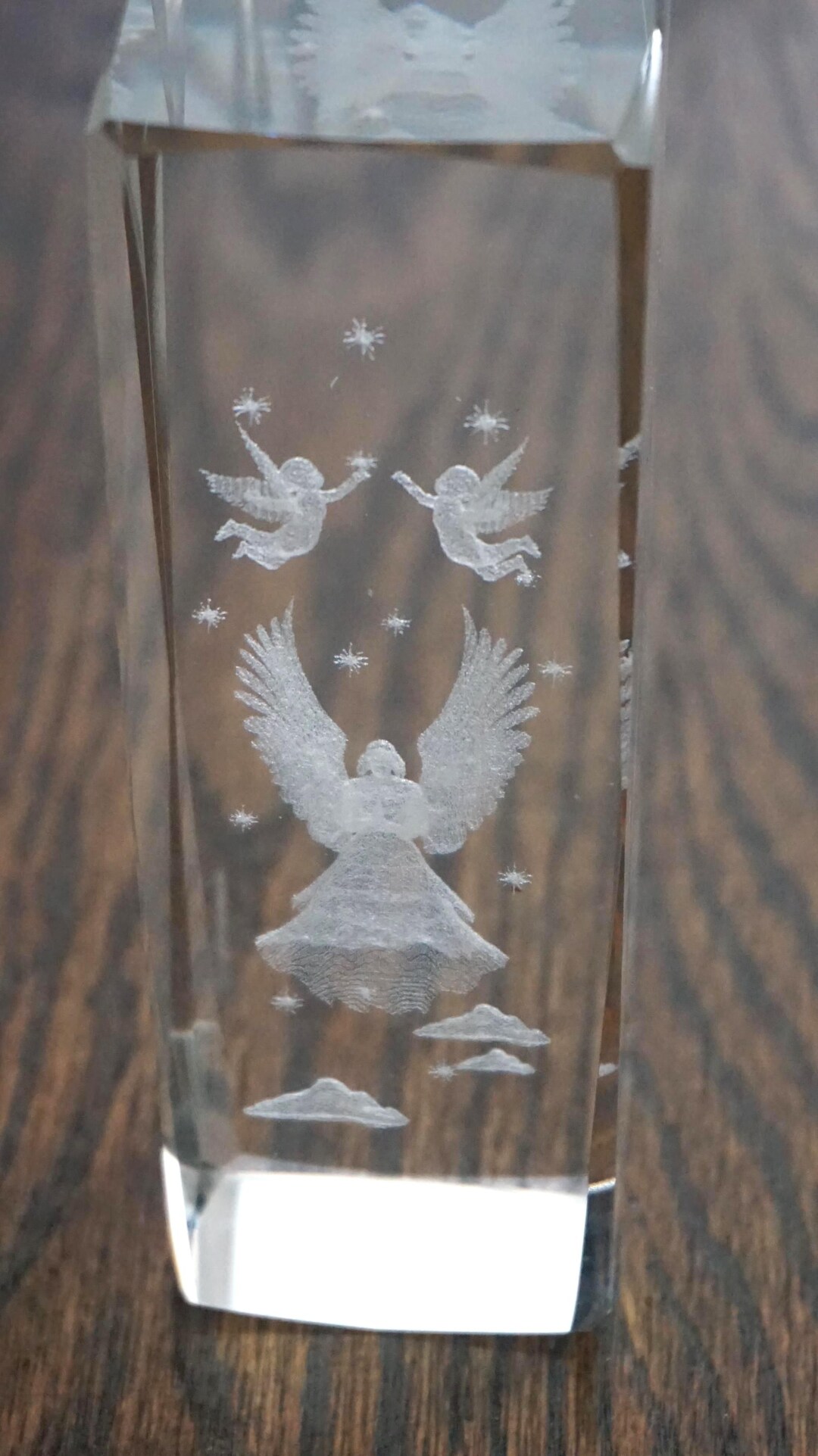 Crystal 3-D Angel Paperweight - Etsy