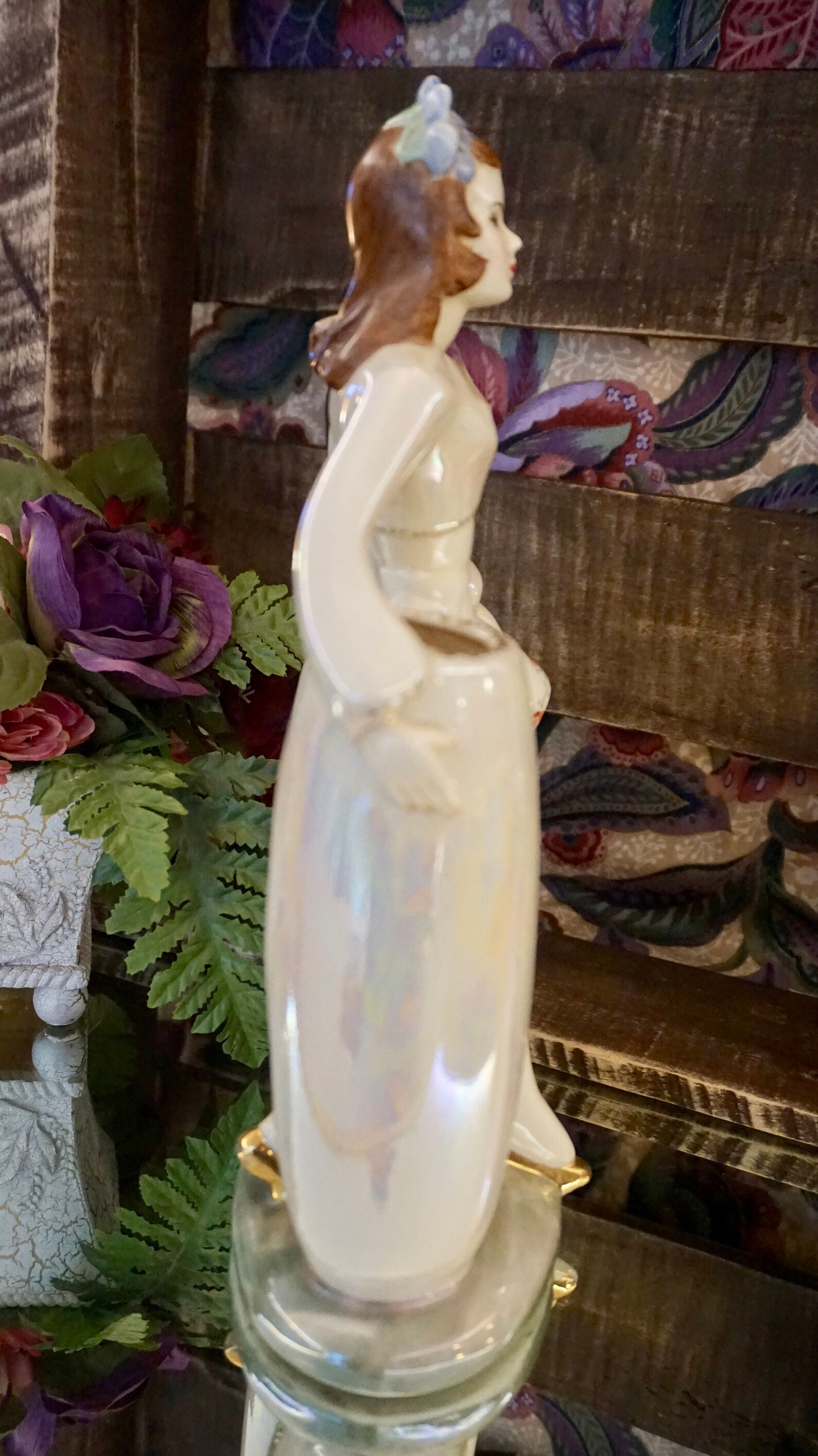 Glaze Cermaic Girl Vase | Etsy