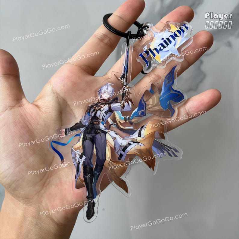 Honkai: Star Rail Phainon Art Print Set- Standee, Shaker, Keychain ...
