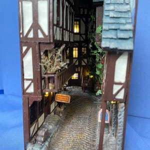 Medieval Tudor Street Book Nook - Etsy