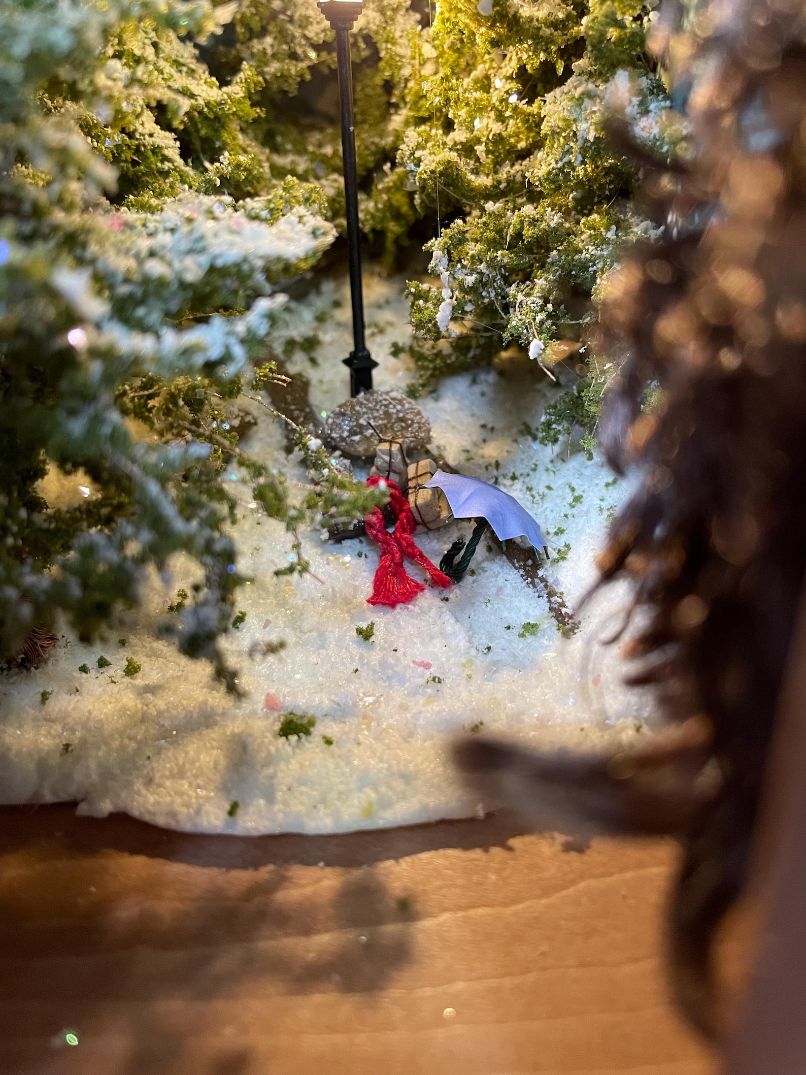 Narnia Wardrobe Book Nook: Handmade Lion, Witch & Wardrobe Scene ...