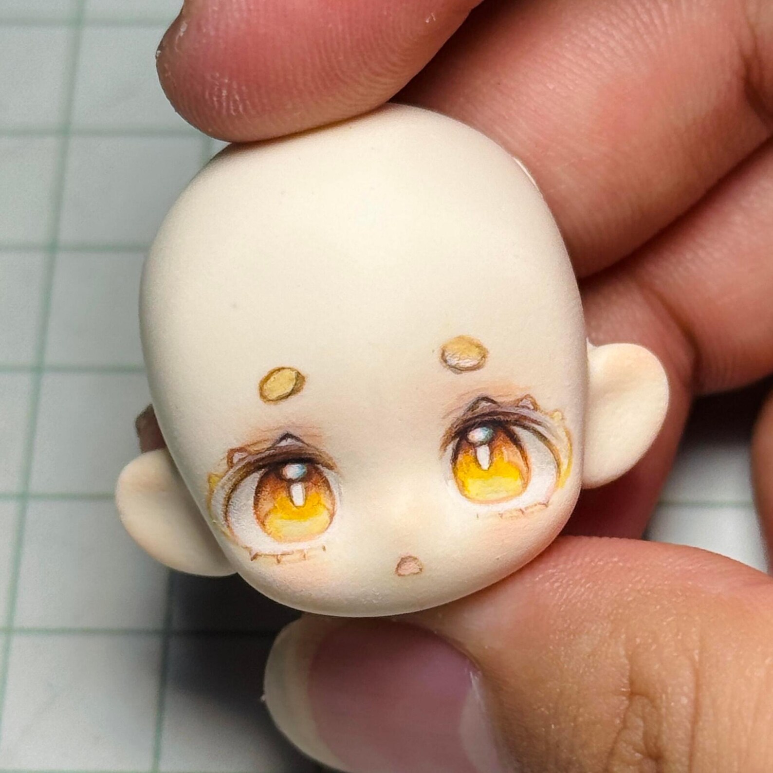 Universal Chibi Face Mold - Multi Proposal Head Mold - Clay, Resin ...