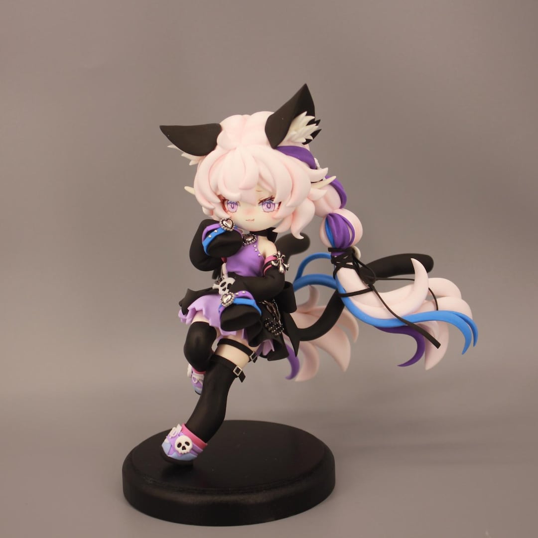 Custom Chibi Clay Figure - Handmade Clay Figurine Commission - OC ...