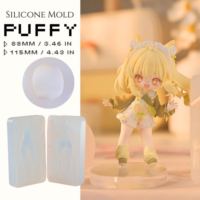 Silicone Anime Figurine - Etsy