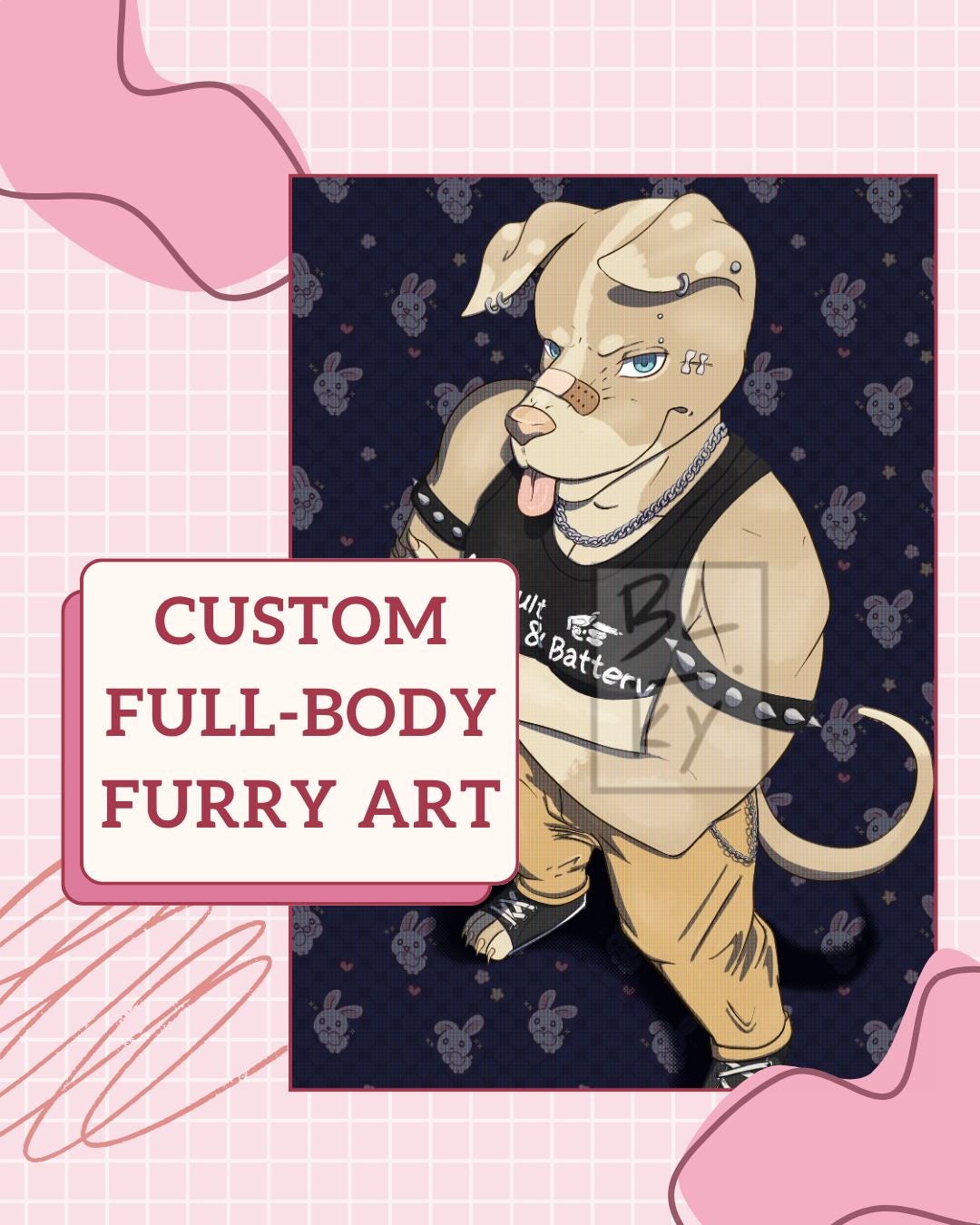 Custom Furry Full Body Art Commission (digital Art) - Etsy