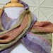 Handwoven Mobius Shawl for Summer & Spring Wearing. Pastel Colors With ...
