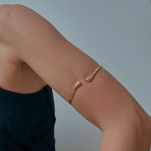 Gold Arm Cuff - Etsy
