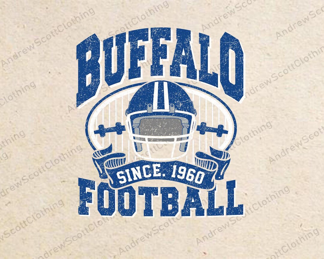 Buffalo Football PNG Clipart, Vintage Distressed Game Day Shirt Design ...
