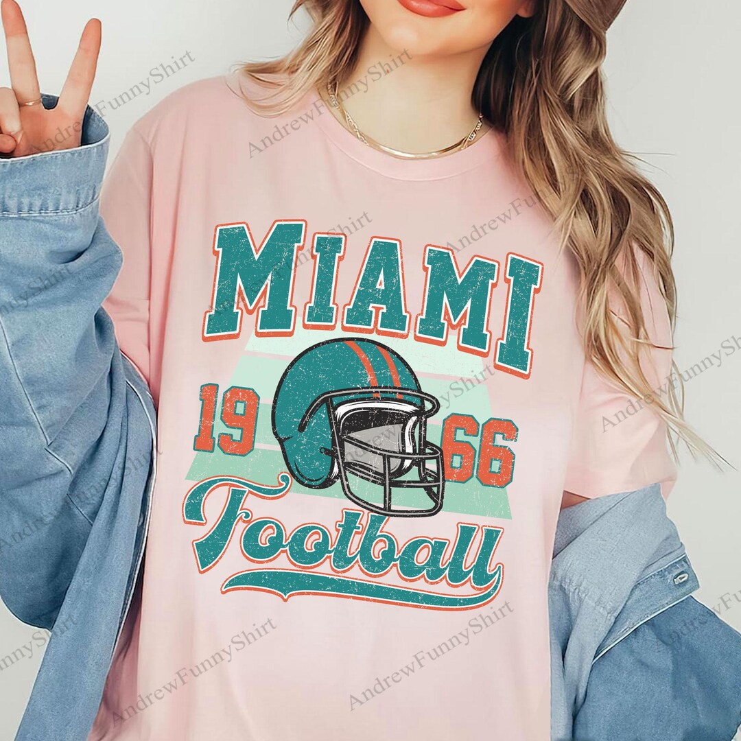 Retro Miami Football Png, Game Day Png, Sunday Miami Football Png ...