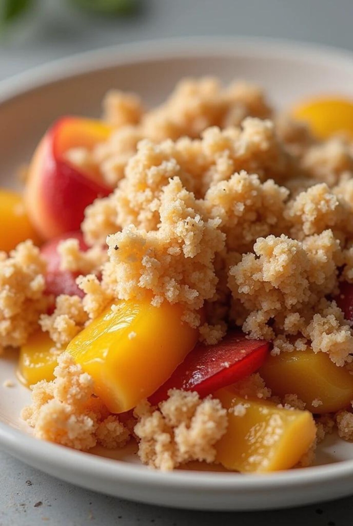 Peach Cobbler Crumble – Juicy Peaches & Crunchy Crumb Topping for the ...