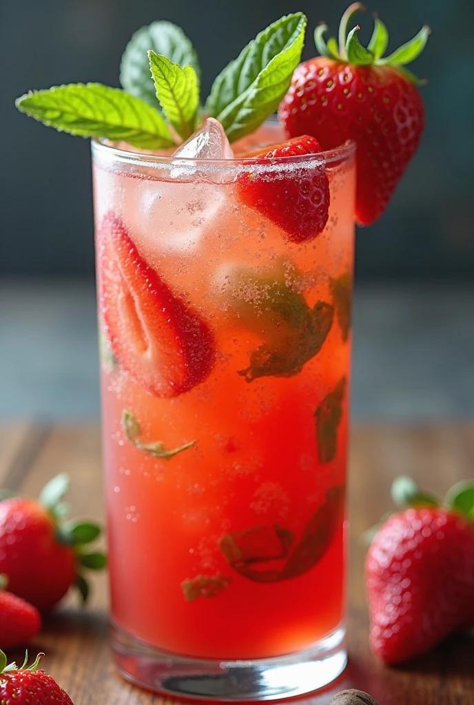 Strawberry Mojito Recipe | Refreshing Summer Cocktail | Printable Drink ...