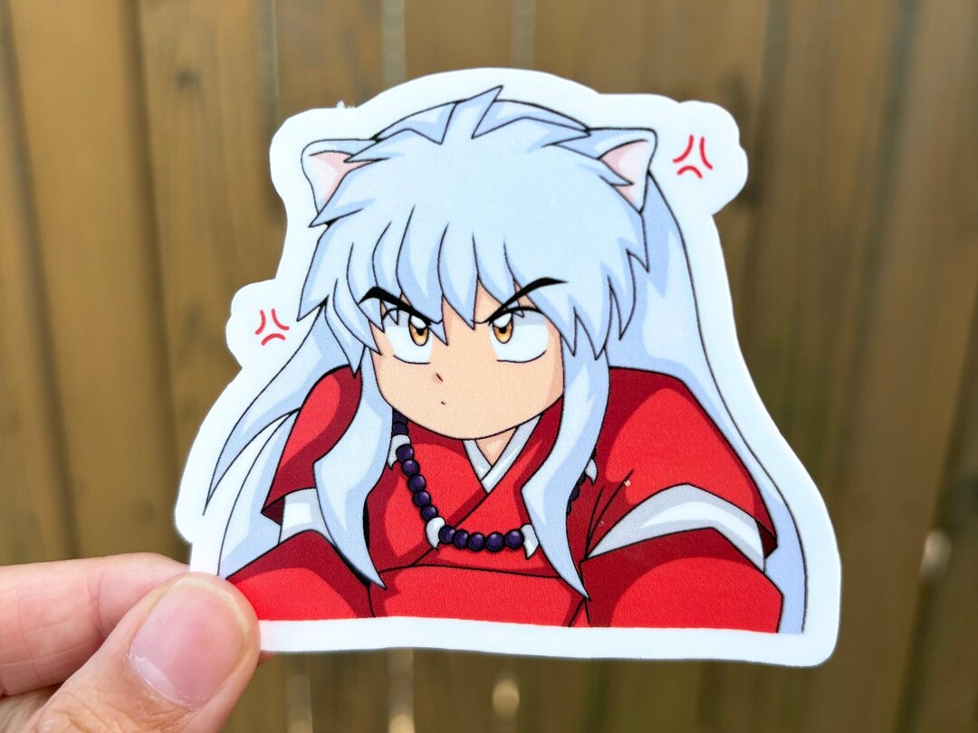 Nostalgic Anime Sticker, Dog Demon Sticker, Anime Sticker, Anime Boy ...