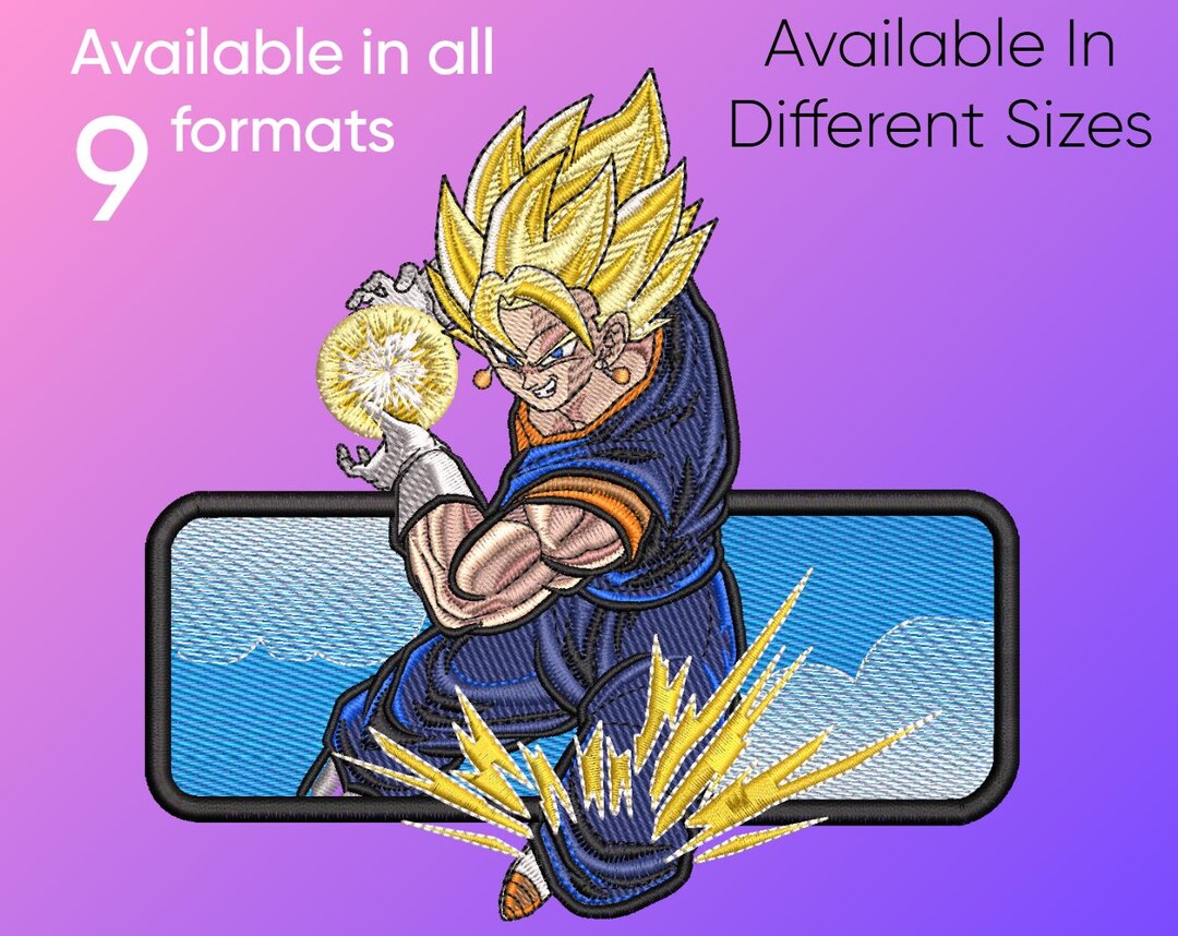 Legendary Fusion Fighter Embroidery Pattern - Etsy