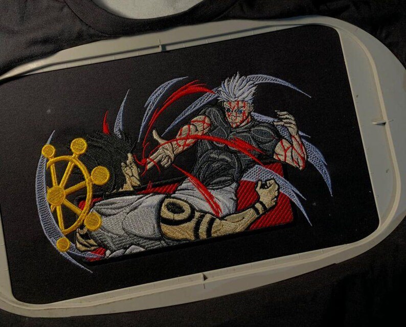 Infinite Power – Anime-inspired Embroidery Design of the Ultimate ...