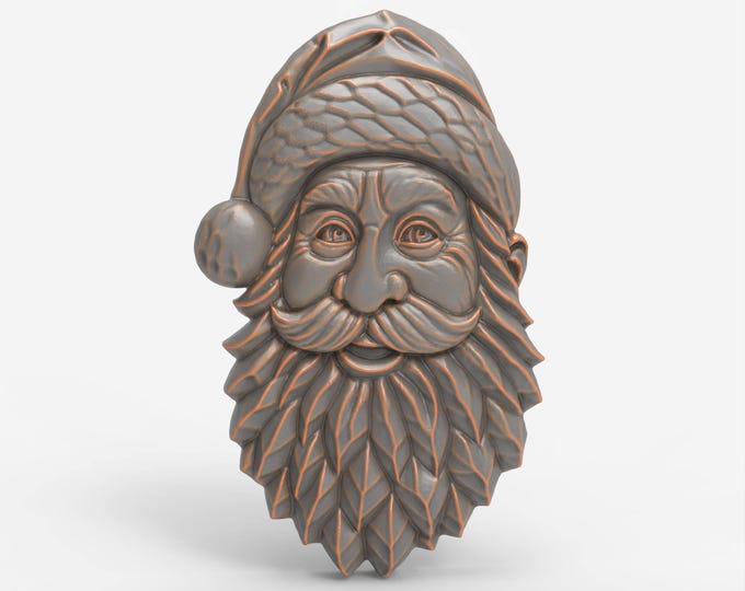 Funny Santa STL Design – CNC Router | 3D Print | Christmas Sign - Etsy ...