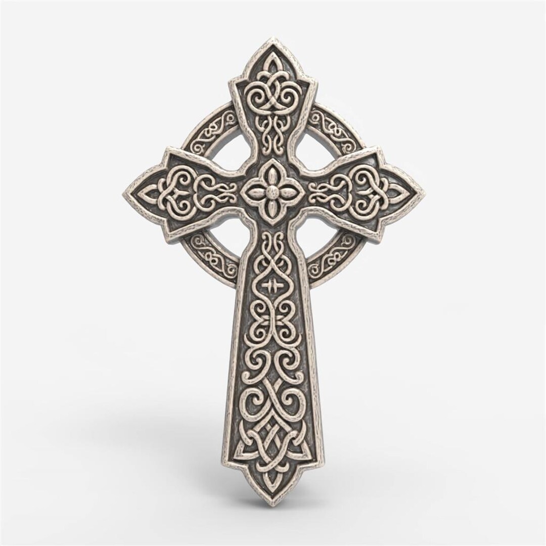 Celtic Cross Crucifix STL File Cross 3d Model for CNC Router 3D Printer ...