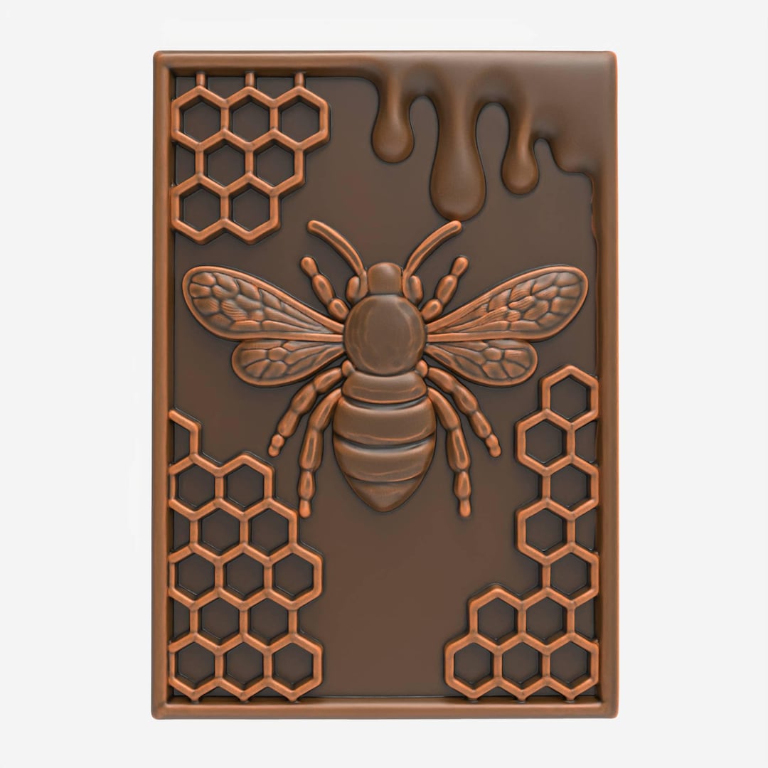 Honey Bee Honeycomb Relief Wall Art Plaque Bee Insect 3D Model for CNC ...