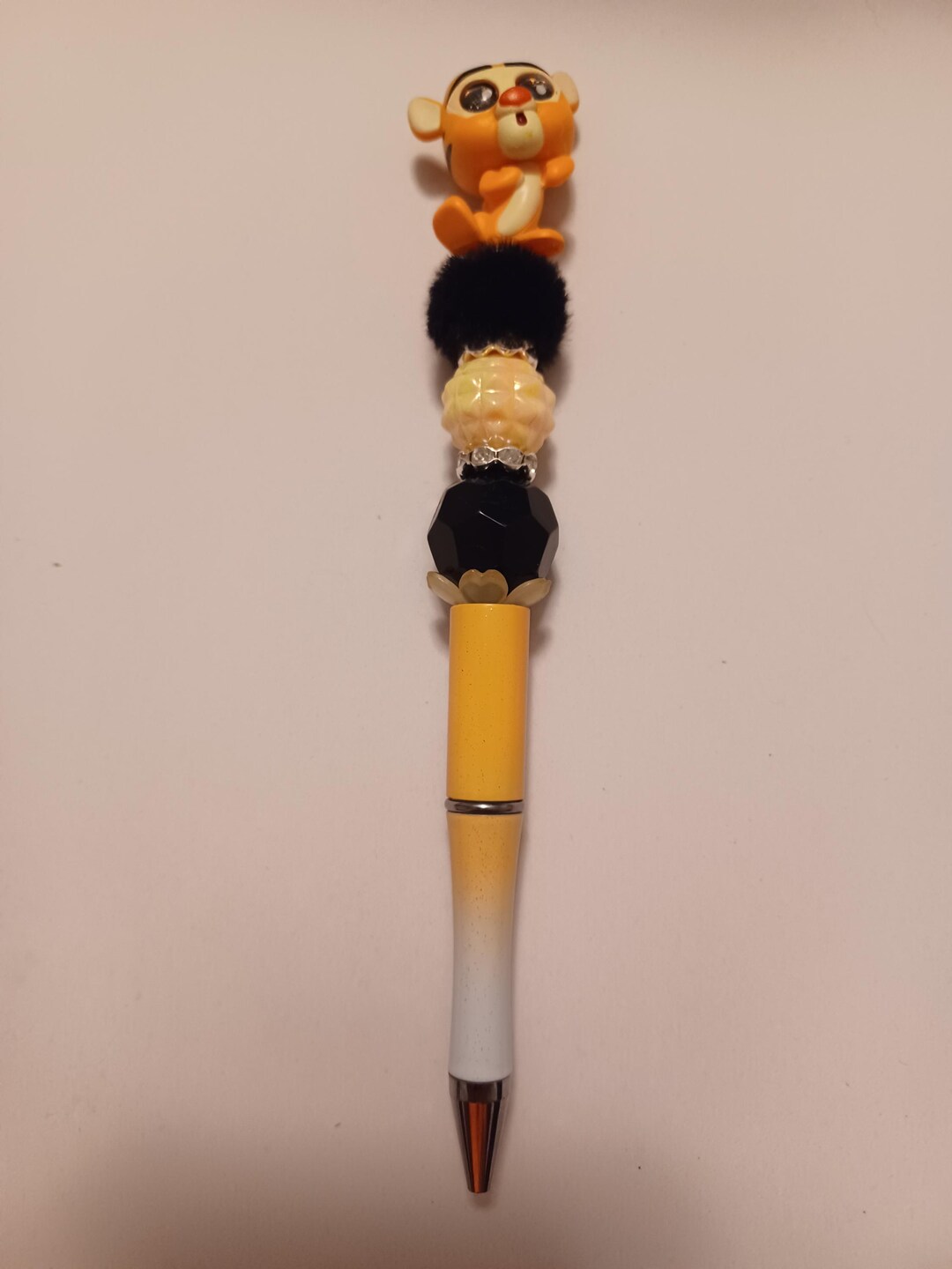 Beaded Pen With a Tigger Figurine - Etsy