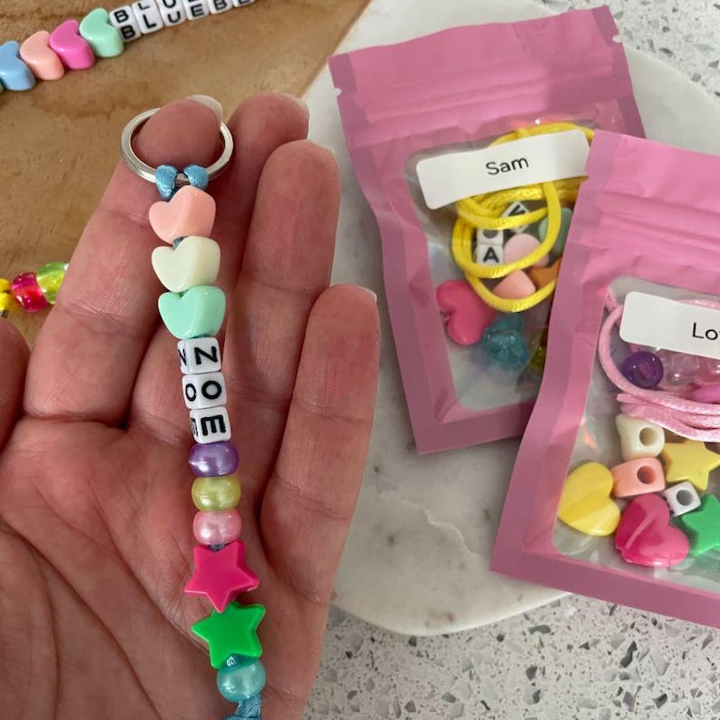 DIY Personalised Keyring Kit | Make Your Own Keyring | Craft Kit for ...