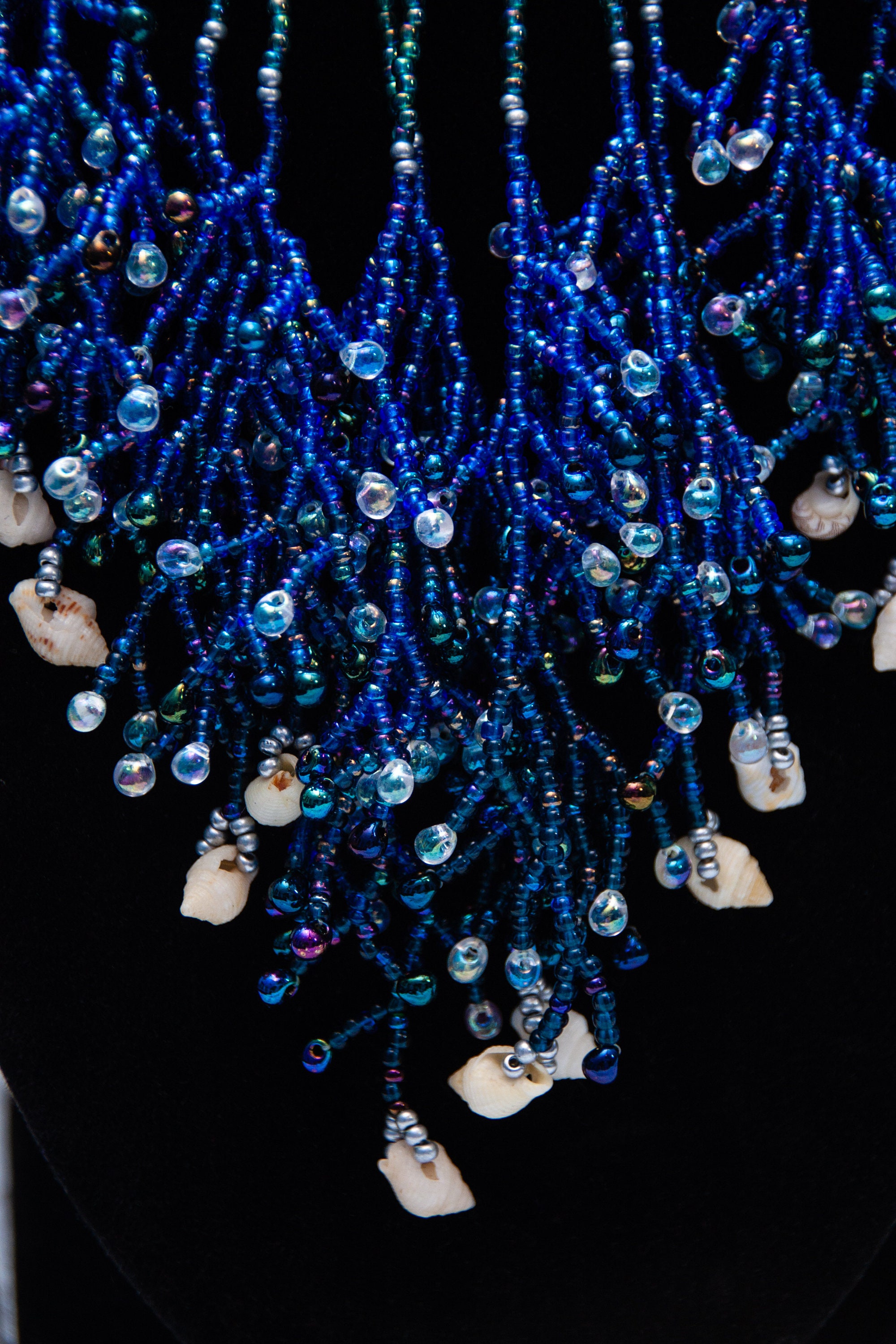 Ombre Waterfall Choker With Branched Fringe, Available in 2 Colors ...