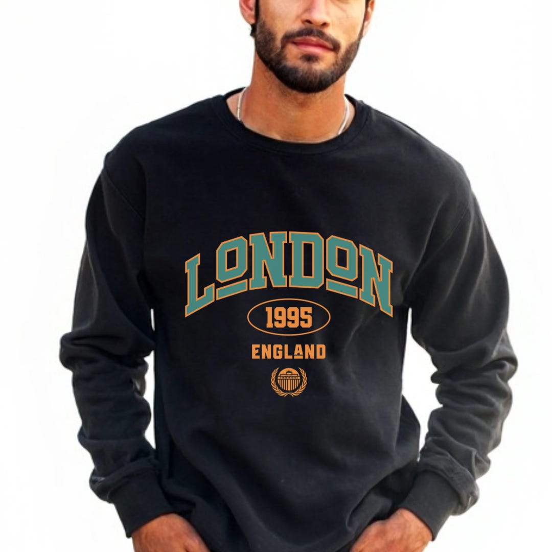 London 1995 Retro College Design: England Sports Graphic (PNG SVG ...