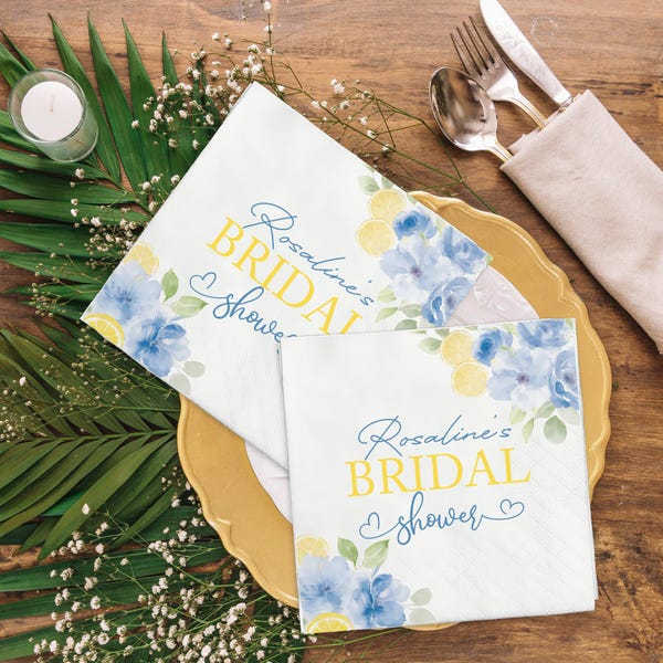 Custom Lemon Napkins - Etsy
