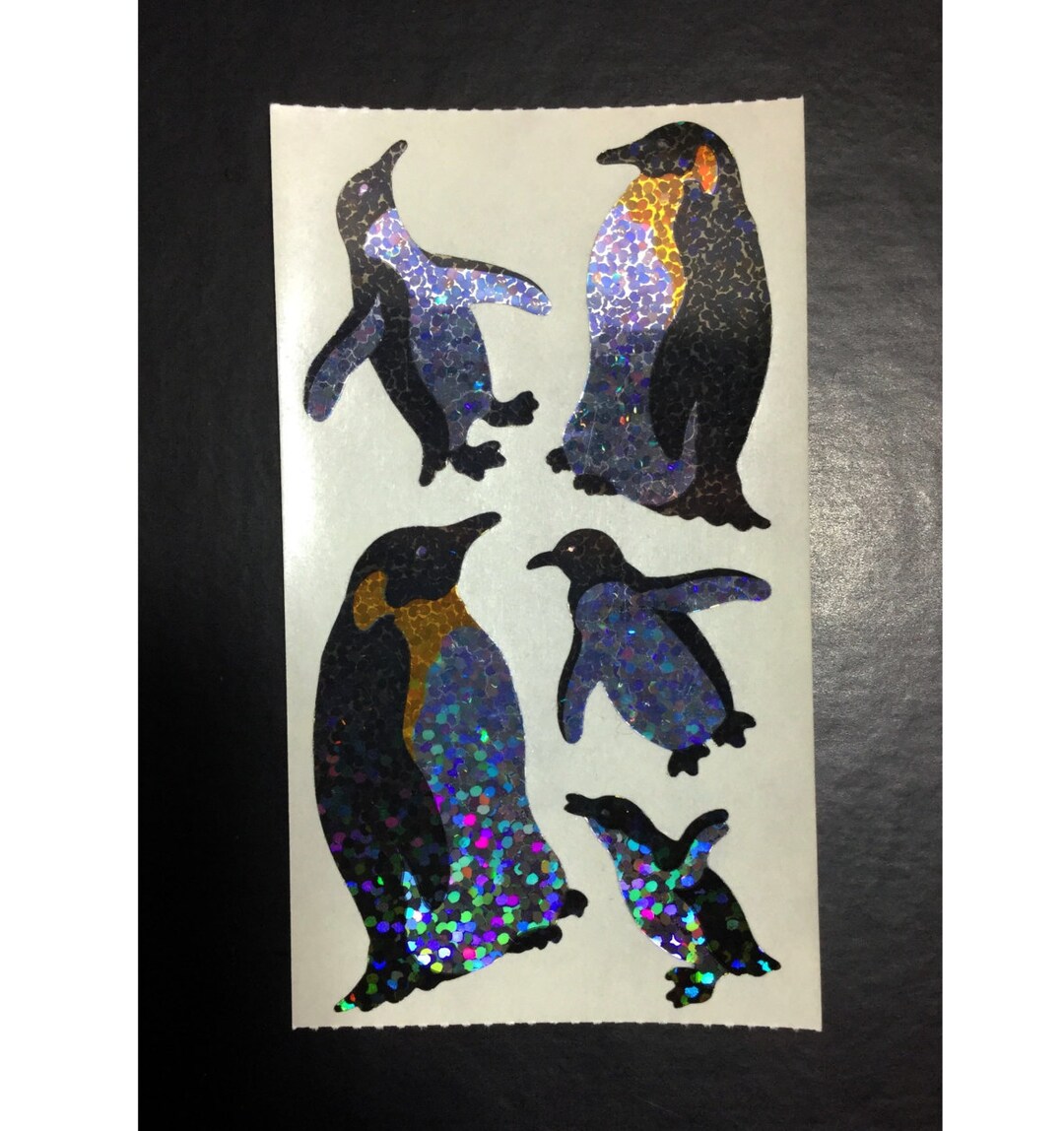 Free Shipping! Hambly Stickers: Penguins Vintage Collection Retired 80 ...