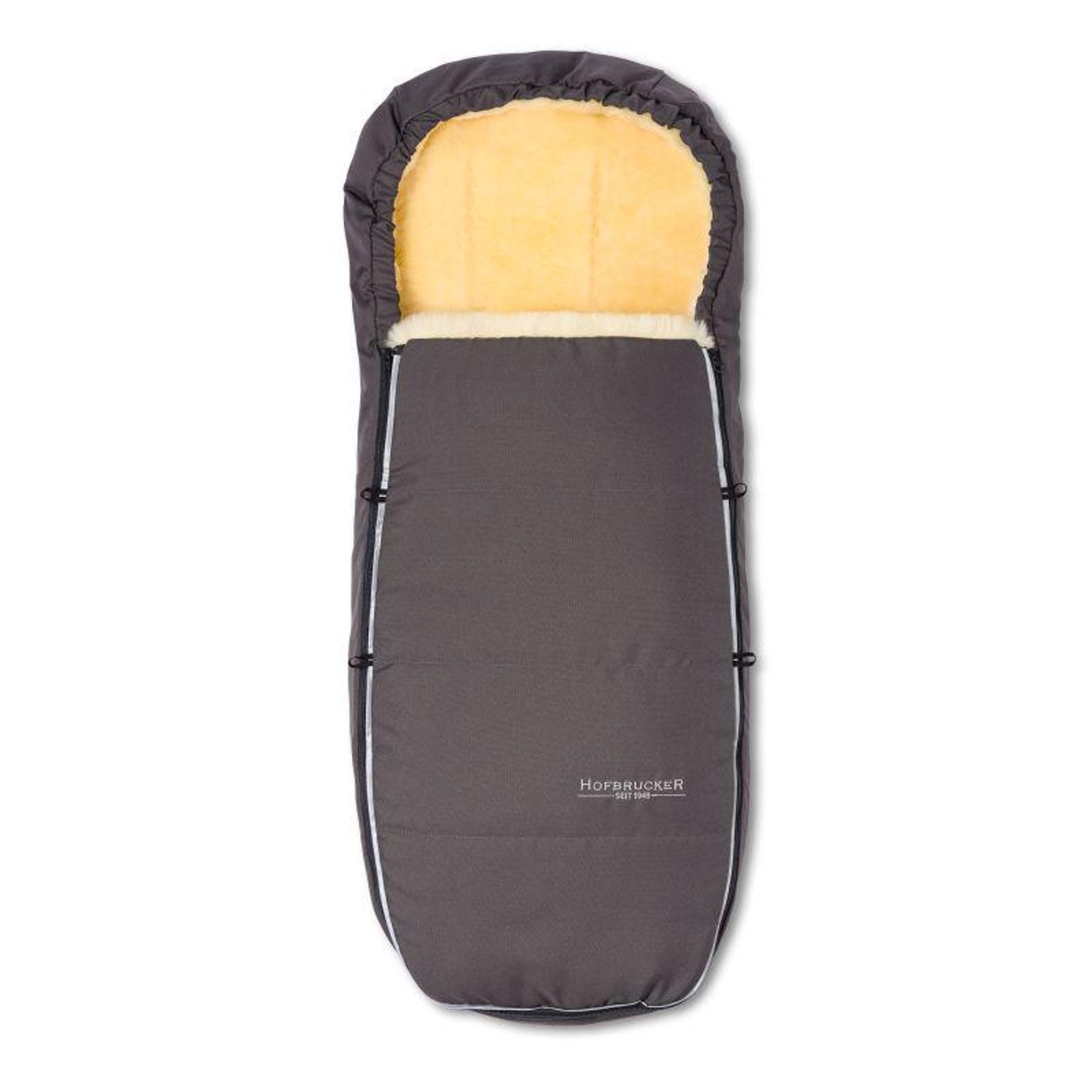 Luxury Lambskin Stroller Footmuff: Hofbrucker Alaska Pram Sleeping Bag ...