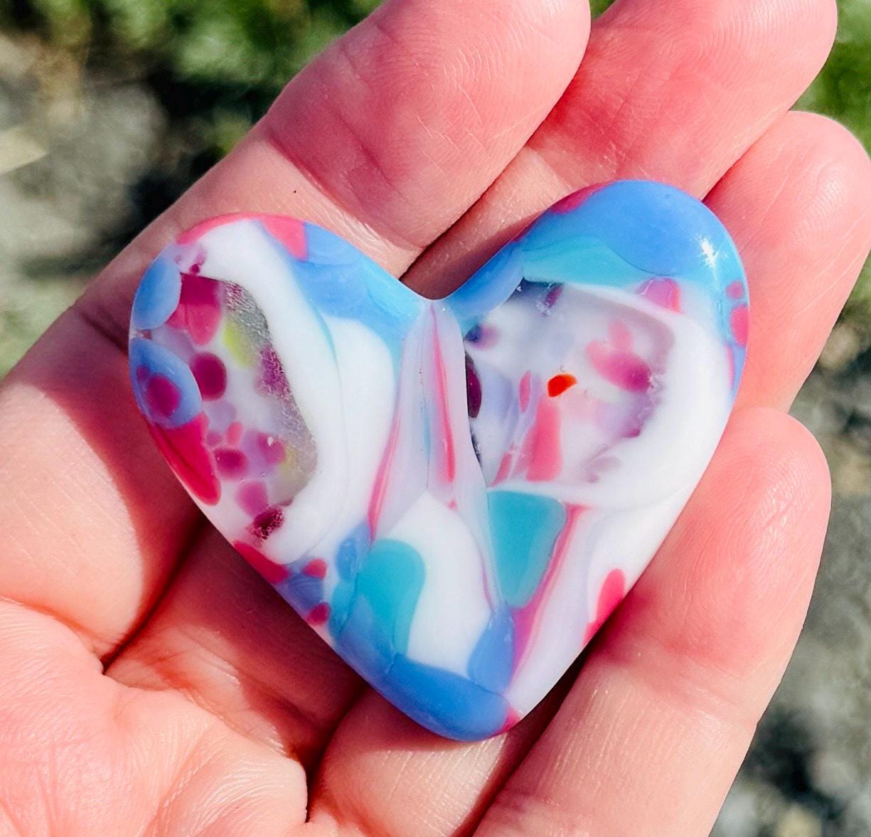 Stacked Fused Glass Hearts Tutorial E-book Digital Download - Etsy