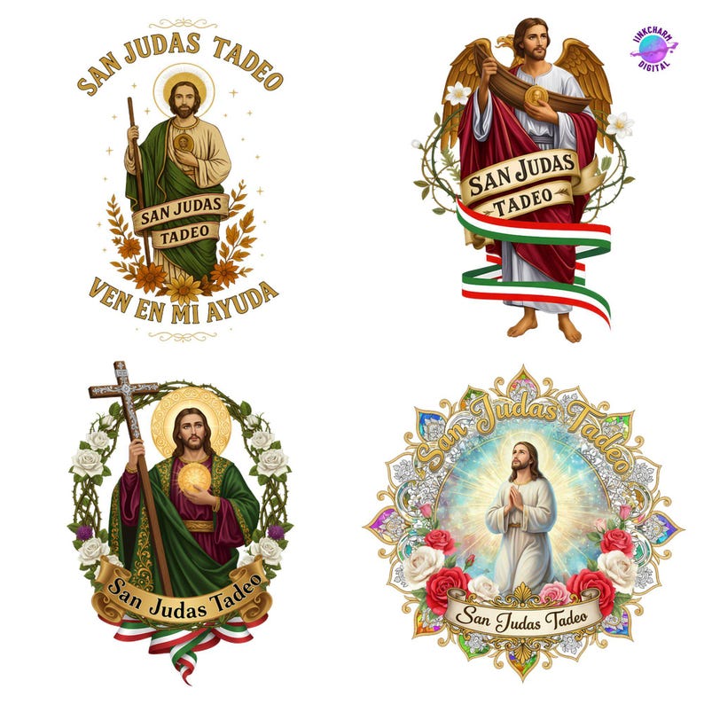 Saint Jude Thaddeus Png Bundle, 50 PNG Christian Region, Jesus Png ...