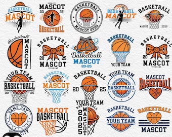20+ Custom Team Name Png Bundle, Game Day Png, Basketball Team Png ...
