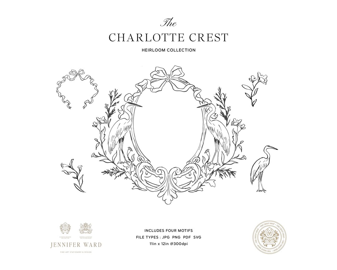 The Charlotte Crest - License for One Event - Etsy