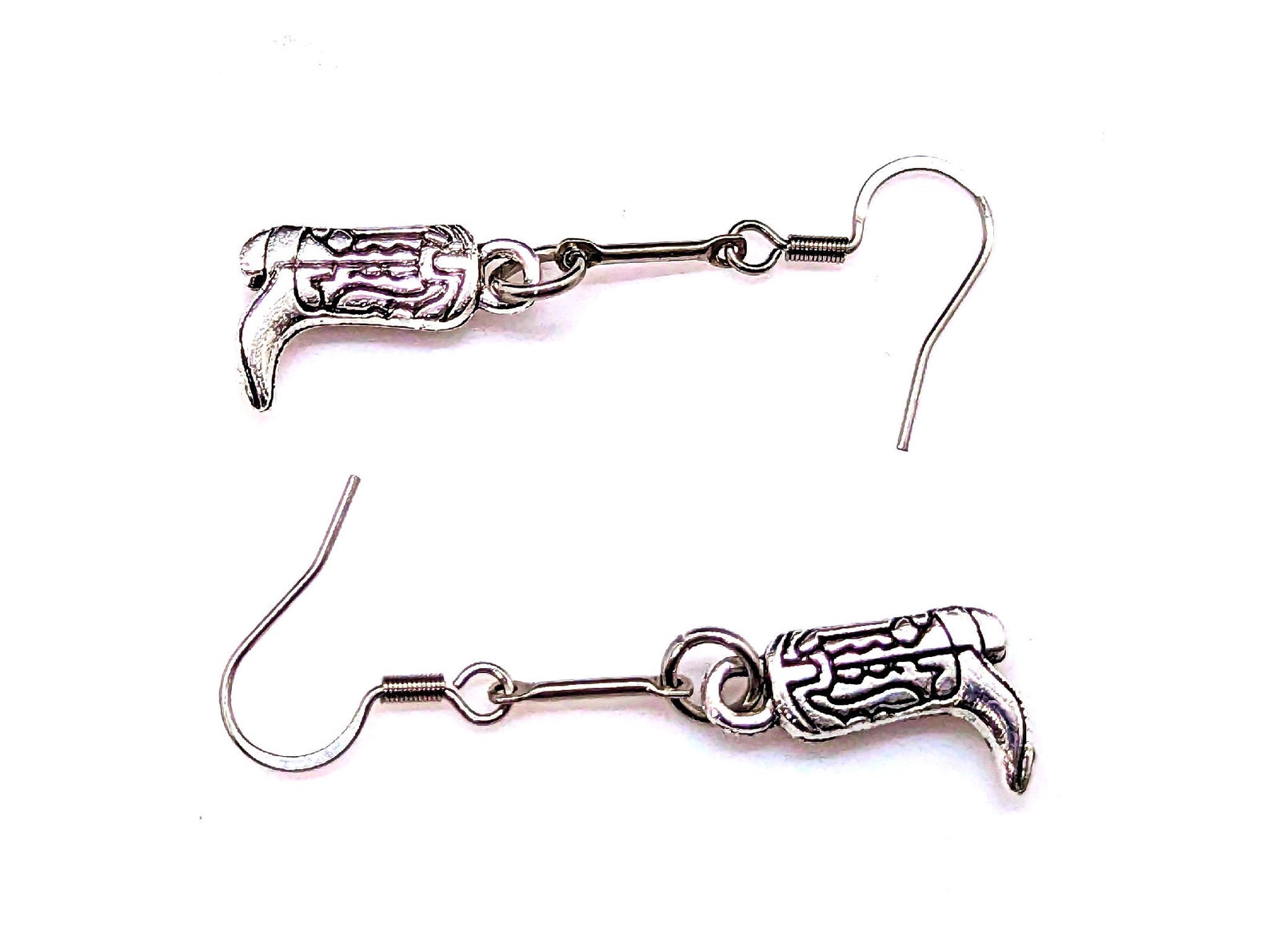 Western Boot Charm Earrings // Cowgirl Jewelry // Horseback Riding ...