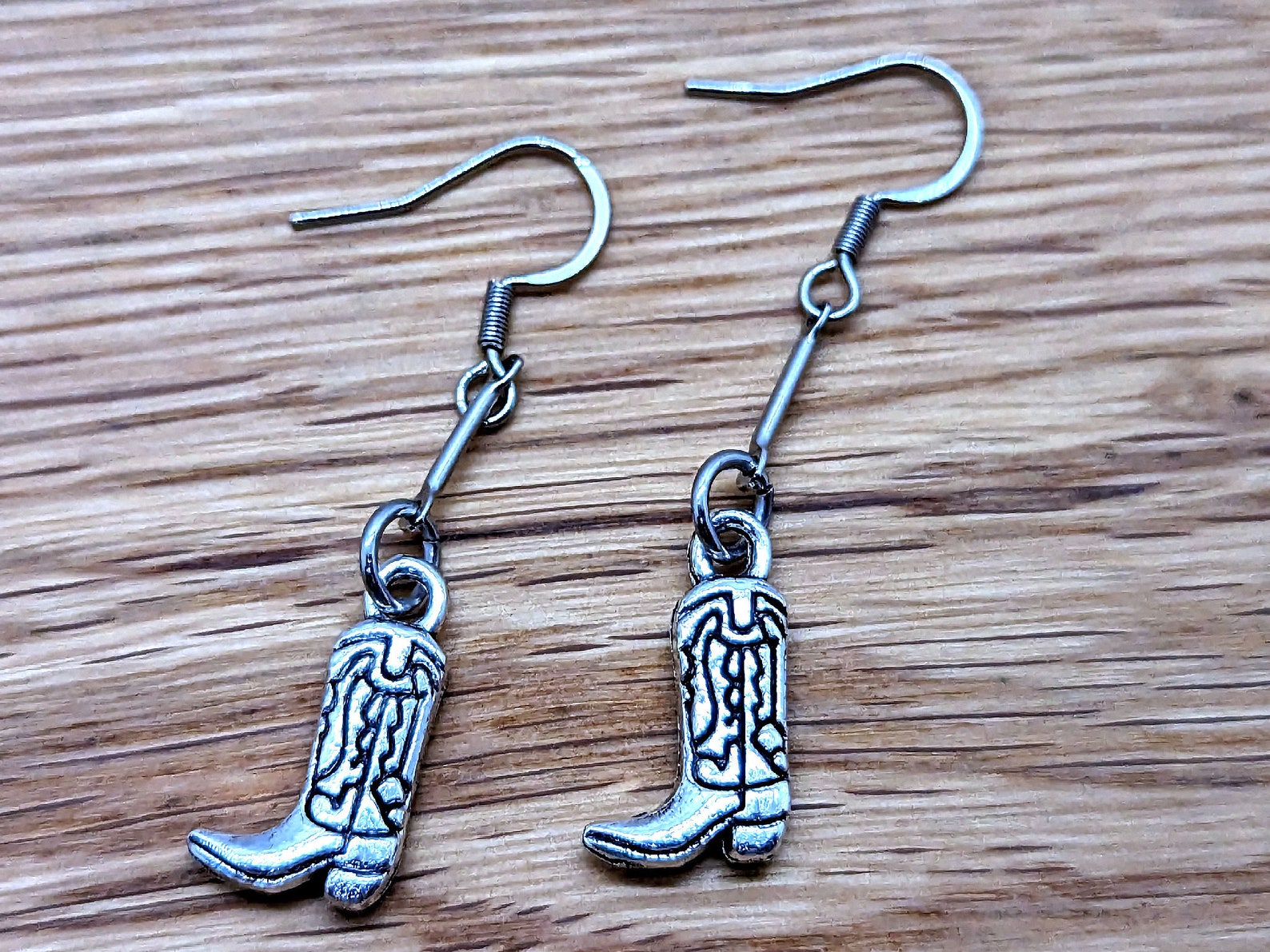Western Boot Charm Earrings // Cowgirl Jewelry // Horseback Riding ...