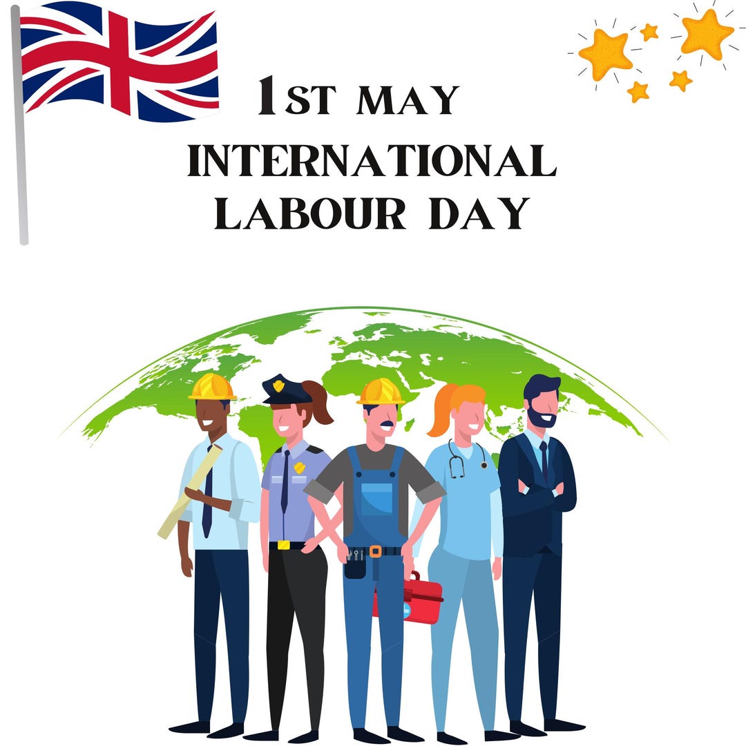 Happy Labor Day Digital Poster | Printable Labor Day Wall Art ...