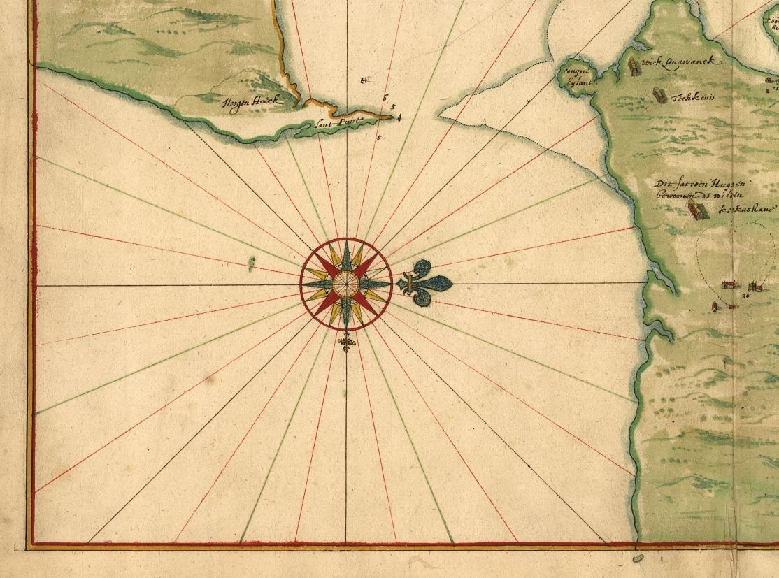 Antique New York Map 1639 Manhattan - Etsy