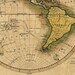 Antique World Map 1795 - Etsy