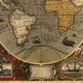 Antique World Map 1595 - Etsy