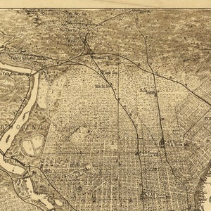 Philadelphia Birds Eye View 1870 - Etsy